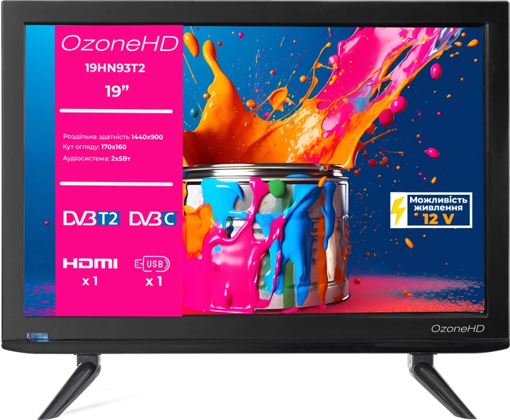Телевізор OzoneHD 19" 19HN93T2 купити в інтернет-магазині ROZETKA - Телевізор OzoneHD 19 ...