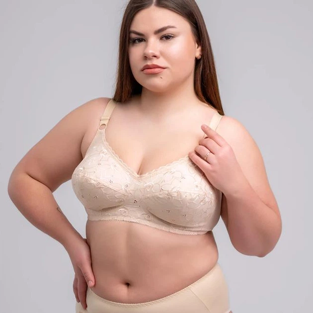 Батистовий бюстгальтер без кісточок 233 бежевий 75D – Брендовая одежда | ROZETKA
