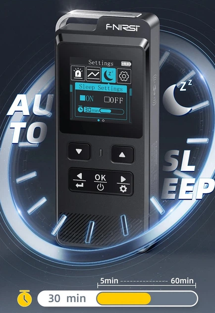 Детектор радіоактивного випромінювання Fnirsi GC-02 лічильник Гейгера-Мюллера для γ-,β-,x ...