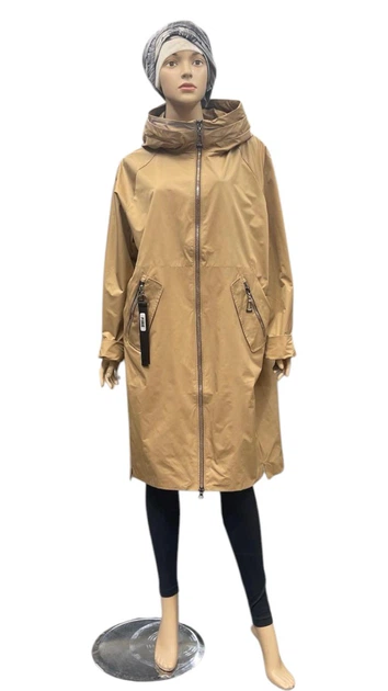 Куртка женская демисезонная Mishele удлиненная без утеплителя 919 58 корица – Брендовая одежда ...