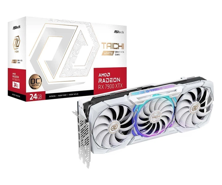 Відеокарта ASrock Radeon RX 7900 XTX Taichi White OC 24GB GDDR6 ...