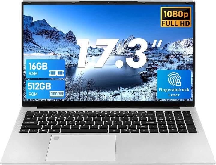 Ноутбук 17.3" Zyphionix UDKED Intel Celeron N5095A RAM 16GB SSD 512GB ...