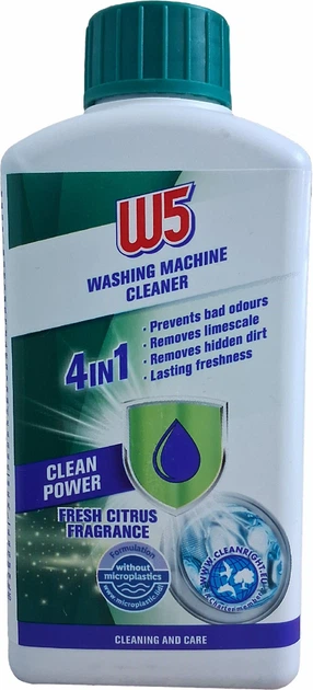Засіб для чистки пральної машини з цитрусовим ароматом 4 в 1 W5 Washing ...