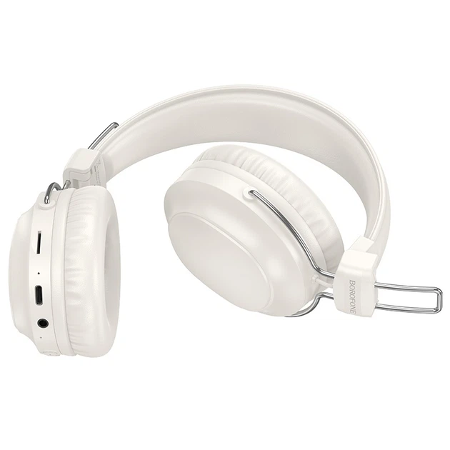 Бездротові навушники BOROFONE BO33 Melody BT headphones Milky White ...