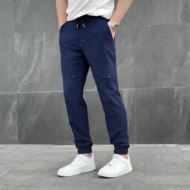 Чоловічі брюки Vershyna Pobedov весняні осінні S сині (24335) – Брендовий одяг | ROZETKA