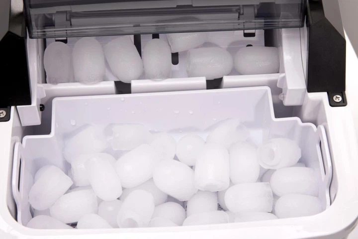 Льодогенератор GORENJE 12кг/добу, цикл 9 хвилин, 1.3л, дисплей, два ...