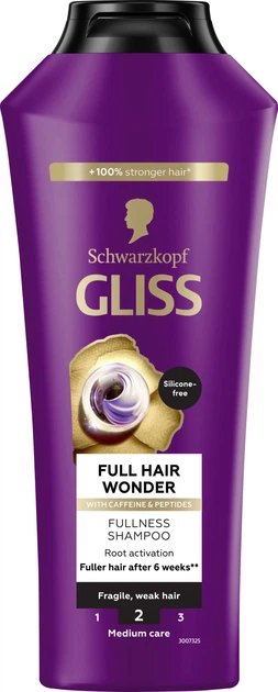 Шампунь Gliss Kur Full Hair Wonder 400 мл (9000101749298) – купити ...