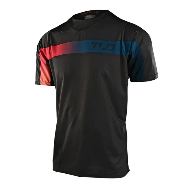 Велоджерсі TLD Skyline SS Jersey Jet Fuel Carbon M Troy Lee Designs ...
