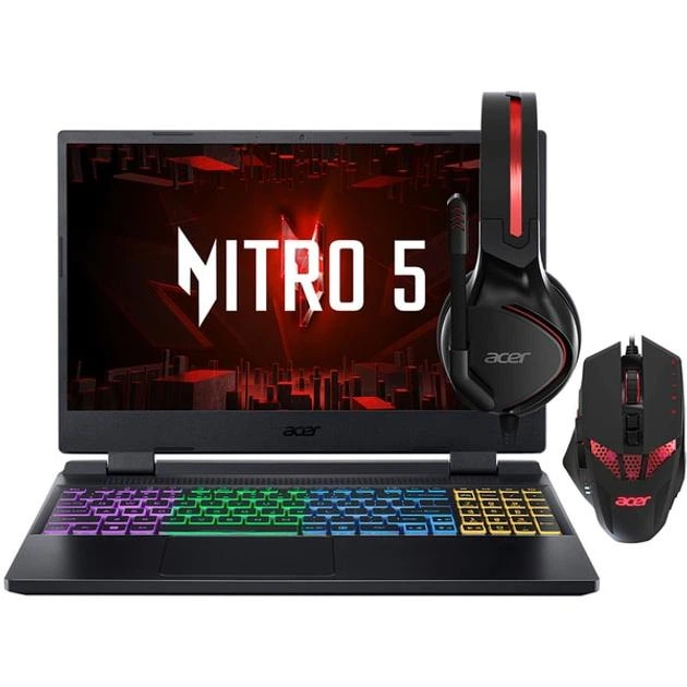 Ноутбук Acer Nitro 5 AN515-58 Bundle (ноутбук + навушники + ведмедик ...