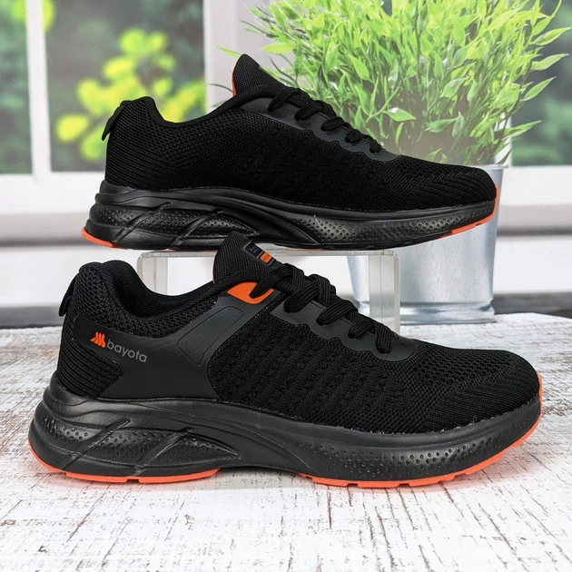 Кросівки чоловічі Bayota чорні текстильні 44р (28 см) 3945 ...