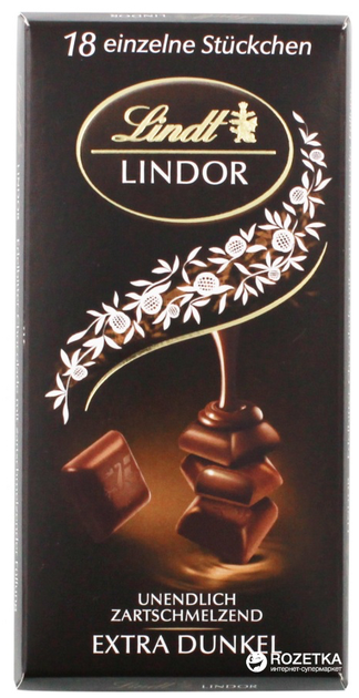 Шоколад Темный Lindt Lindor Single 60% горький 100 г (7610400074155 ...