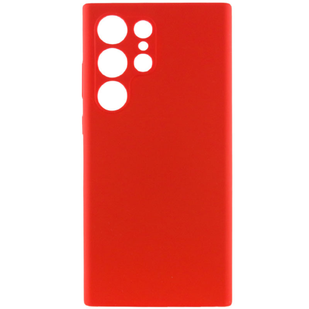 Чохол Silicone Cover Lakshmi Full Camera (AAA) для Samsung Galaxy S23 Ultra Червоний / Red ...
