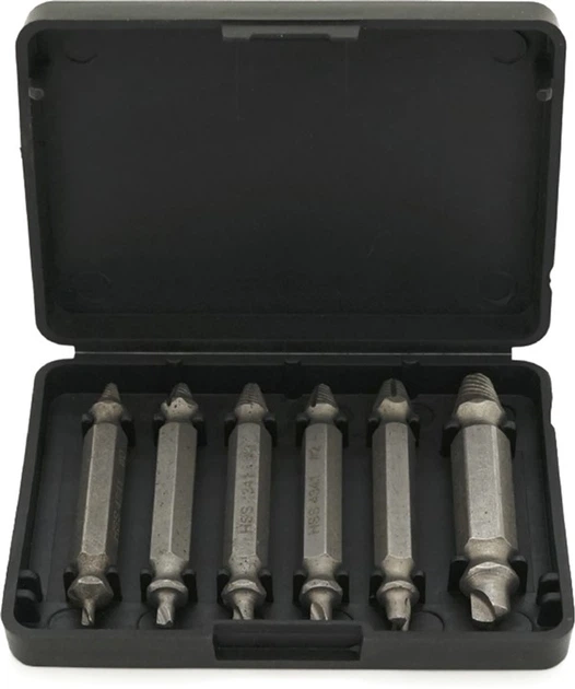 Набір біт екстракторів для викручування саморізів болтів Voltronic EASY ...