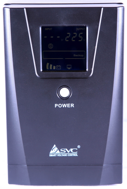 ДБЖ SVC SL-1KL-LCD 1000 VA /800 W під зовнішні акумулятори (230104060047) - Уцінка – фото ...