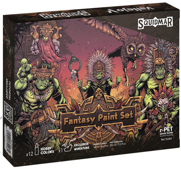 Набір фарб Vallejo Game Color Fantasy Paint Set by Squidmar 72203 ...