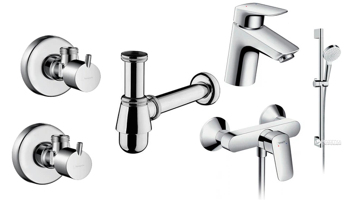 Набор смесителей HANSGROHE Logis 70 710716511 (71070000+71600000 ...