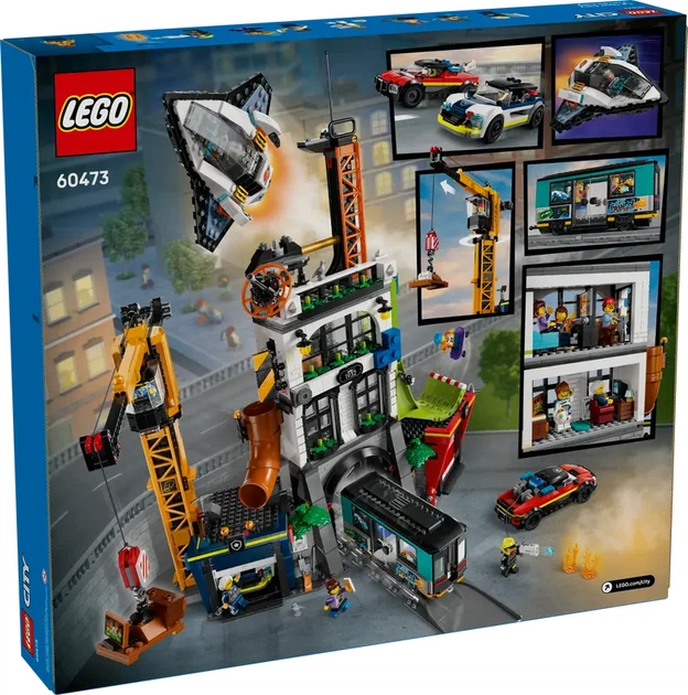 Конструктор LEGO City Міська вежа 1320 елемента (60473) – іграшки з ...