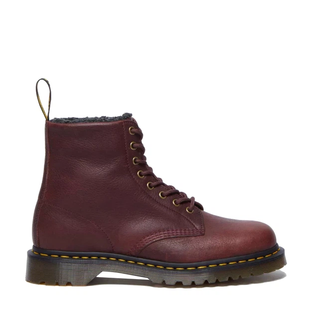 Чоловічі туфлі Dr. Martens 1460 Faux Fur Lined Cherry Red Grizzly 44 – Оригінальне взуття | ROZETKA
