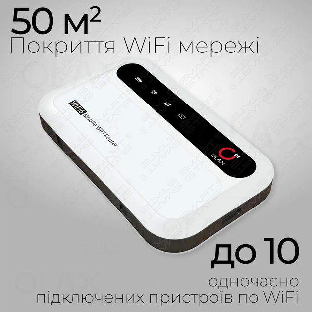 Високошвидкісний маршрутизатор 4G модем/роутер Wi-Fi OLAX MF985 (Cat.4 ...