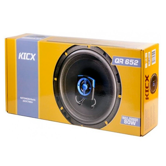 Коаксиальная акустическая система динамики Kicx QR-652 – фото, отзывы, характеристики в интернет ...