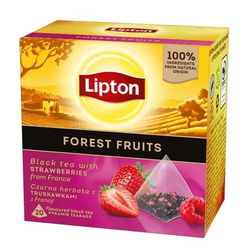 Чай Lipton Forest fruits чорний ароматизований 20 шт. (5063270110881) від продавця: VizOK.maket ...