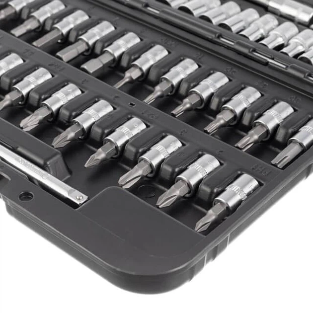 Набір інструментів для авто універсальний Intertool et-8046 46 шт комплект ключів головок з ...