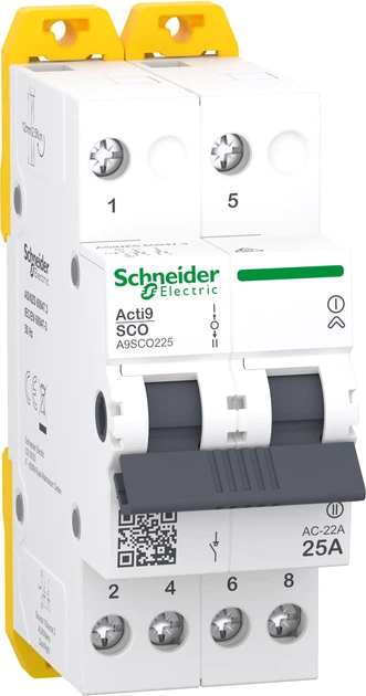 Перемикач навантаження Schneider Electric I-0-II iSSW Acti9 2P 25A ...