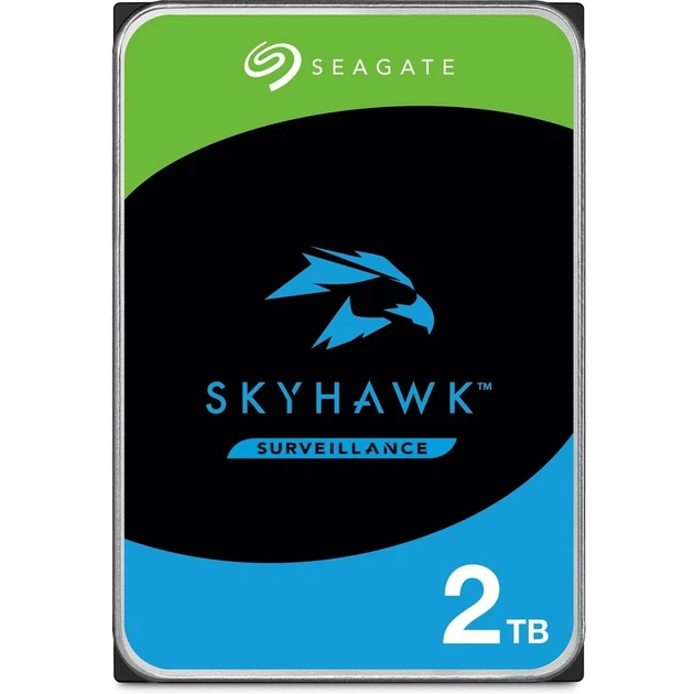 Накопичувач HDD SATA 2.0TB Seagate SkyHawk Surveillance 5400rpm 256MB ...