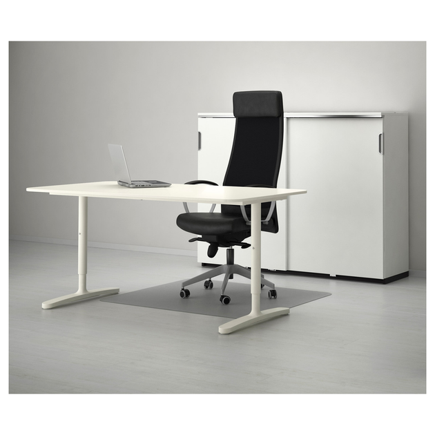 Письменный стол IKEA BEKANT 160x80 см белый 190.228.08 – фото, отзывы ...