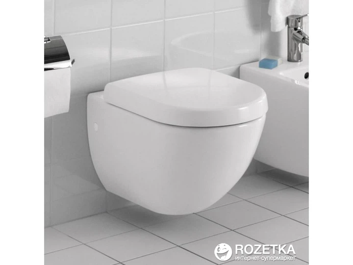 Унитаз подвесной VILLEROY & BOCH SUBWAY 66001001 без сиденья – фото ...