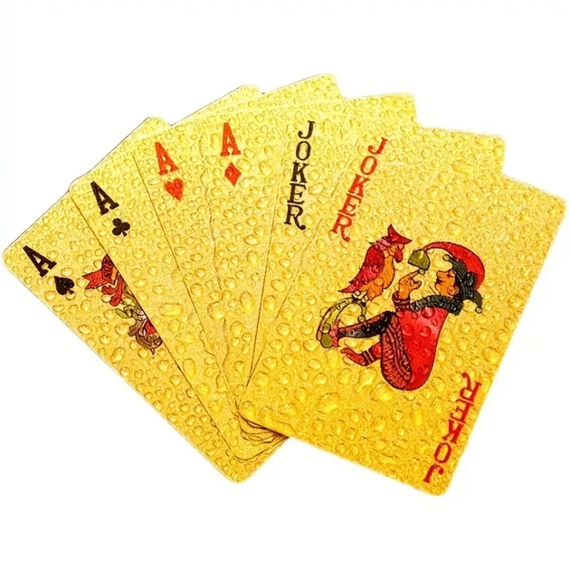 Гральні карти золотого кольору – фото, відгуки, характеристики в ...