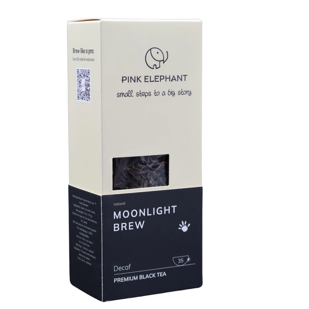 Чёрный чай без кофеина Moonlight Brew, 70 г Pink Elephant от продавца ...