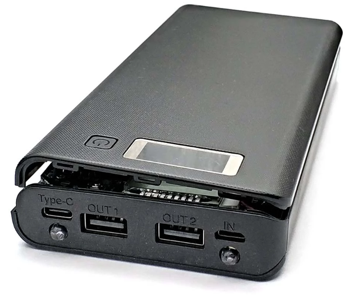 Корпус Power Bank 18650 з USB на 8 акумуляторів Чорний – фото, відгуки ...