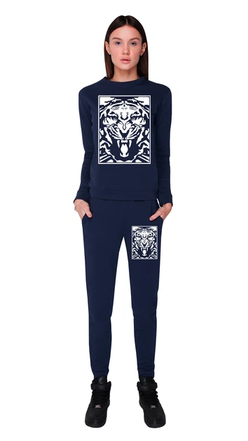 Жіночий Костюм Демісезонний Aura K by Karua WHITE TIGER SQUARE DARK ...