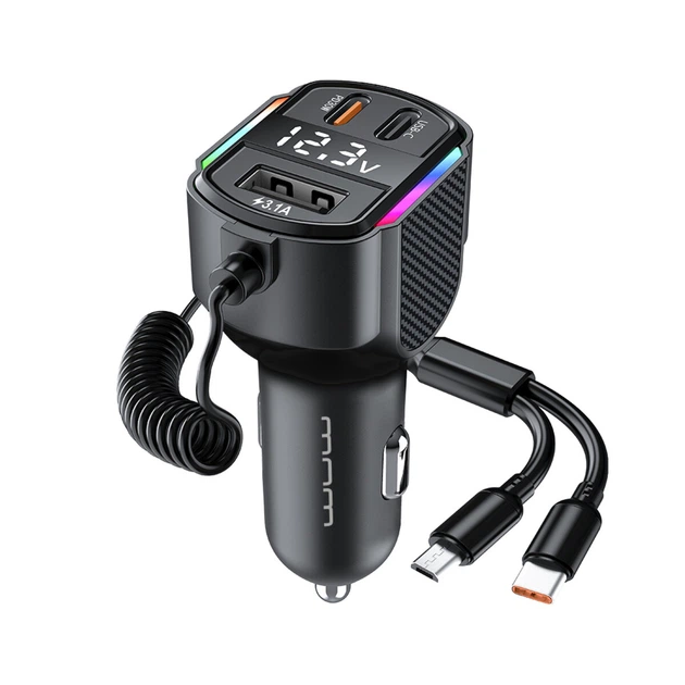 АЗП з FM-модулятором WUW C220 Black – фото, відгуки, характеристики в ...