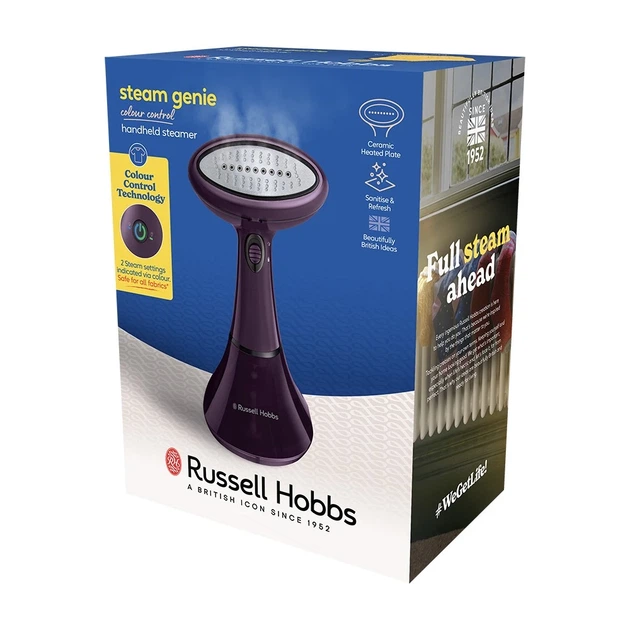 Відпарювач Russell Hobbs Genie Colour Control, 1800Вт, 200мл, 32Бар ...