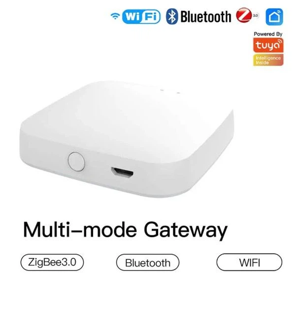 Мультишлюз для розумного будинку MOES MHUB-WQ-MS підтримка протоколів ZigBee | Wi-Fi | Bluetooth ...