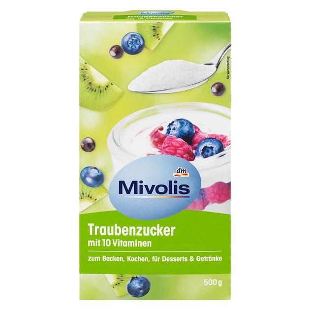 Декстроза Mivolis Traubenzucker для випічки, приготування їжі, десертів ...