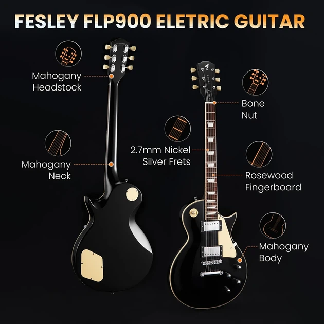 Електрогітара Fesley FLP900 BK (комплект) – фото, відгуки ...