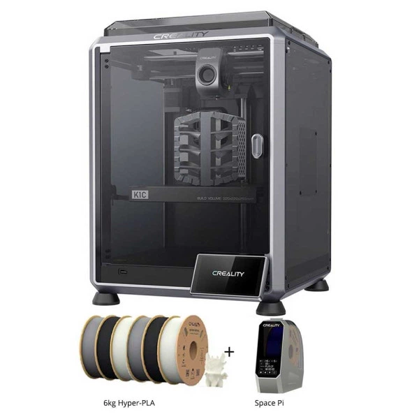 3D-принтер Creality K1C + сушарка Space Pi + 6 кг Creality Hyper-PLA ...