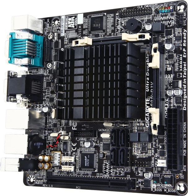 Материнська плата Gigabyte GA-N3160N-D3V (Intel Celeron N3160, SoC, PCI ...