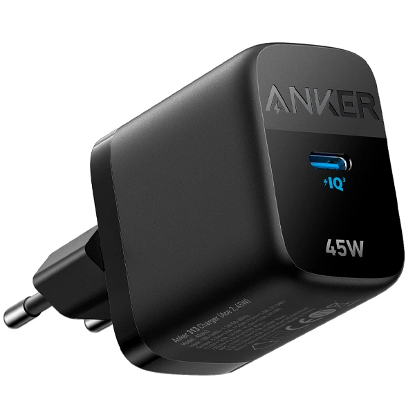 МЗП Anker PowerPort 313 - 45W PD + PPS USB-C Black (A2643G11) – фото ...