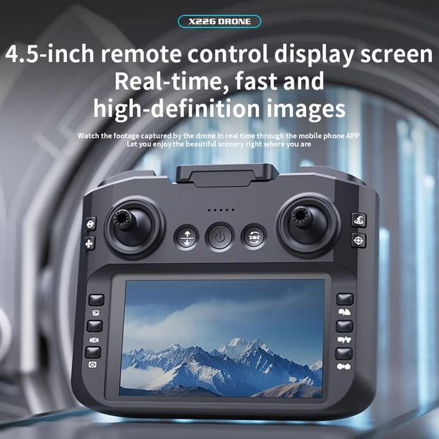 Квадрокоптер Дрон X226 з камерою 8K та РС Пульт – до 13 хв. польоту БК ...