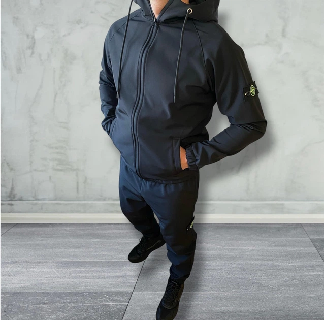 Зимовий спортивний чоловічий костюм SoftShell XL Чорний (GK-82) – Брендовий одяг | ROZETKA