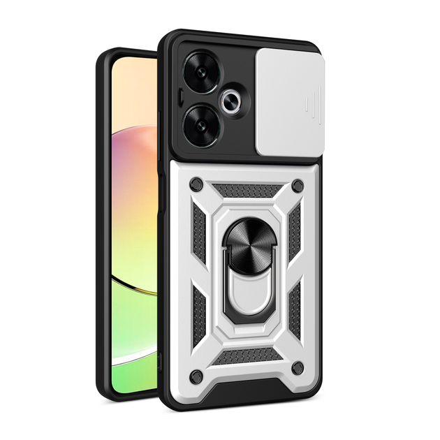 Чохол накладка Guard Shield Armor з кільцем для Motorola G32 Silver ...