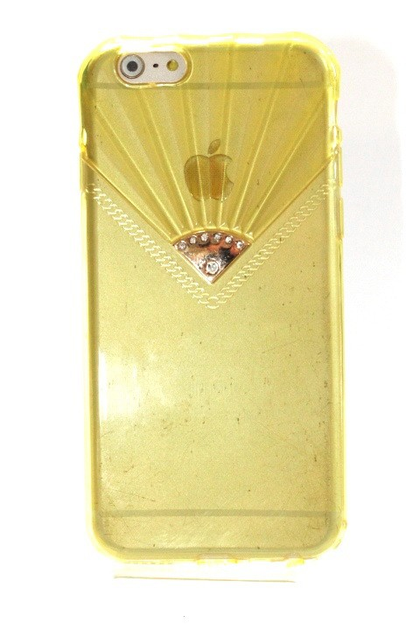 Чохол силіконовий Diamond Crown для iPhone 6 / 6s Transparent Yellow ...