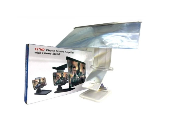 3D Збільшувач екрана телефона F12 12" з підставкою | Screen Magnifier ...