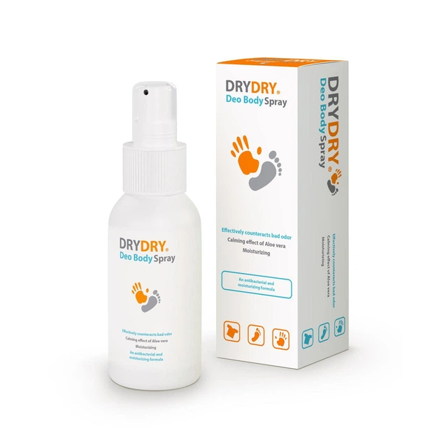 Антибактеріальний лезодоруючий спрей для тіла Lexima DRYDRY Deo Body ...
