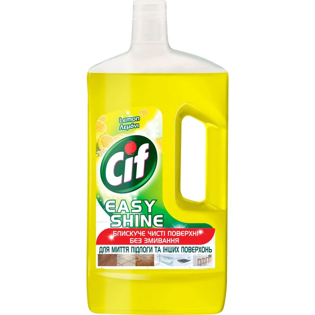 Засіб для миття підлоги Cif Лимонна свіжість 1 л (8000680200341/ ...