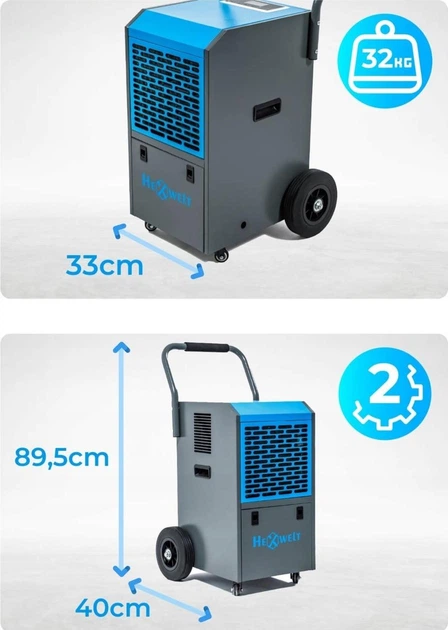 Промышленный осушитель воздуха 70 л/сутки 650 Вт (HW-70L ) – фото, отзывы, характеристики в ...